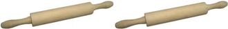Fackelmann Fackelmann Teigrolle Holz 40 x 5 cm (Packung mit 2)