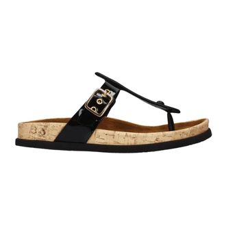 Premiata Femme, Chaussures, Noir, Taille: 36 EU Sandale &agrave; boucle en cuir verni