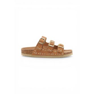 Colors Of California Femme, Chaussures, Brun, Taille: 41 EU Mule en cuir