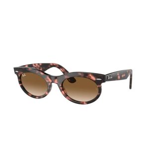 Ray-Ban unisex, Accessoires, Brun, Taille: 50 MM Authentiques lunettes ovales de qualité premium