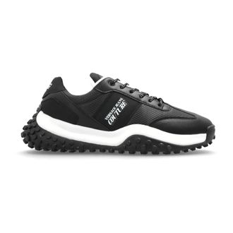 Versace Jeans Couture Sportschuhe mit aufgedrucktem Logo - - Shoes - Herren - Schwarzk - 40 EU
