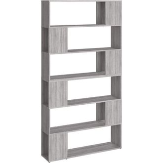 vidaXL Biblioth&egrave;que/S&eacute;parateur de pi&egrave;ce sonoma gris 100x24x188 cm