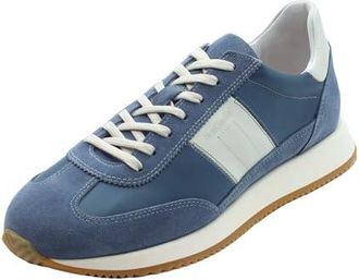 Nero Giardini E601110U Velour Sauvage Avio Baskets de Sport pour Homme en Nubuck Avio Jeans, avio, 43 EU