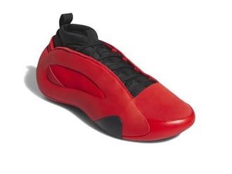 adidas Adidas Harden Volume 8 Chaussures de Basketball Unisexes pour Adulte, Rouge/Noir/argenté métallisé, 12.5 Women/11.5 Men