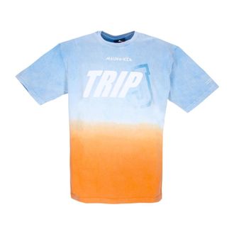 Mauna Kea Triple J Cyan/Orange Degrade Tee - - Tops - Herren - Mehrfarbig - L