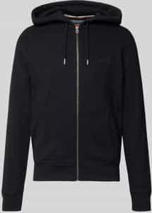 Superdry Sweatjacke mit Kapuze und Logo-Stitching