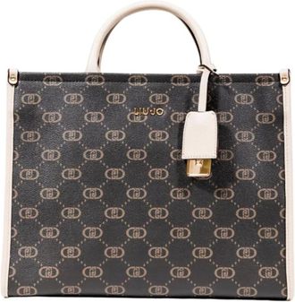 Liu Jo Femme, Sacs, Brun, Taille: ONE Size Elegant Polyurethane Zip Fastening Bag