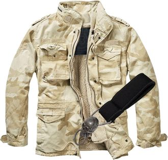 Spass Kostet Armee Feldjacke Winterjacke mit rausnehmbaren Futter zur Fr&uuml;hlingsjacke M65 Army Tarnjacke Gr&ouml;&szlig;e S - 7XL