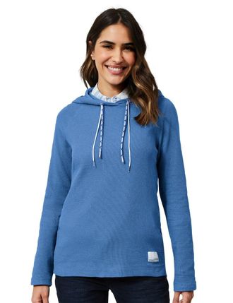 Cecil Damen Strukturiertes Kapuzenshirt