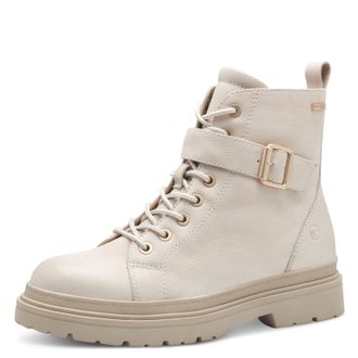 Tamaris COMFORT Damen Winterstiefeletten zum Schnüren Gefüttert Wasserabweisend, Beige (Ivory), 37 EU