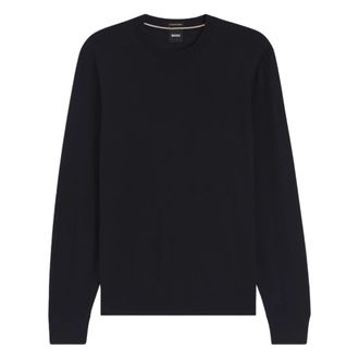 HUGO BOSS Pullover Regular Fit - - Knitwear - Herren - Blau - M