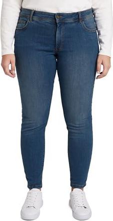 Tom Tailor Femme Jean Skinny Plussize, Blue Denim, 54 Grande Taille