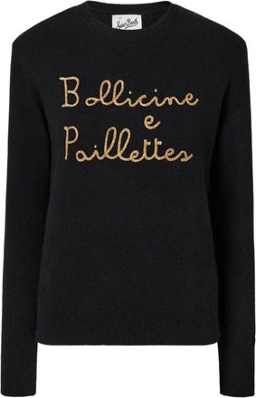 MC2 Saint Barth Femme, Pulls, Noir, Taille: 38 FR New Queen Sweater