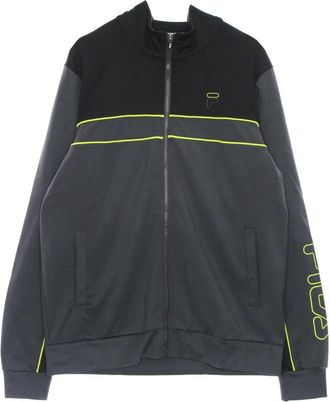 Fila Trainingsjacke Asphalt/Schwarz Hoher Kragen - - Sweatshirts & Hoodies - Herren - Mehrfarbig - L