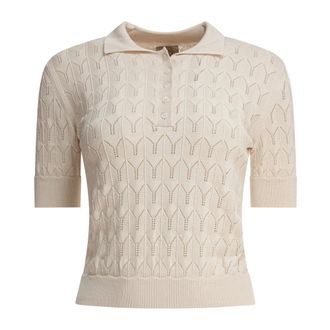 Rakk&igrave; Femme, Tops, Beige, Taille: 34 FR Polo