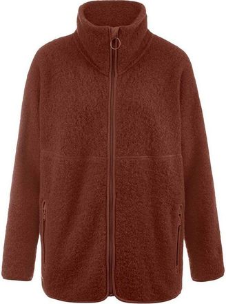 Hessnatur Fleecejacke Oversized aus reiner Bio-Merinowolle (1-St)