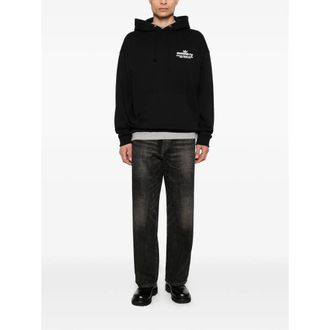 Awake NY Cotton Logo Hoodie - Black