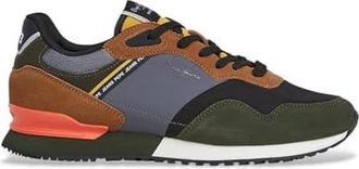 Pepe Jeans London Homme London Mood M Sneak, Green Khaki Green, 43 EU