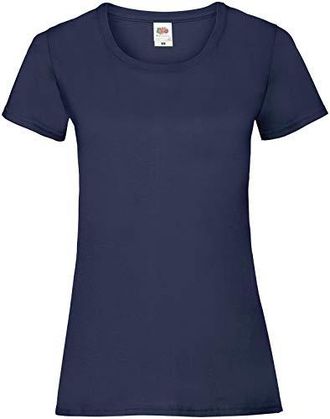 Fruit Of The Loom Valueweight - T-shirt (Lot de 5) - Femme - Bleu (Navy 32) - Taille: XXL