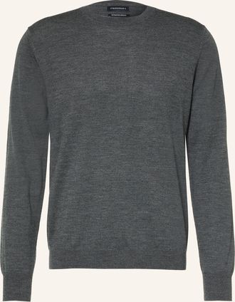 Strokesman's Strokesmans Pullover Aus Merinowolle grau