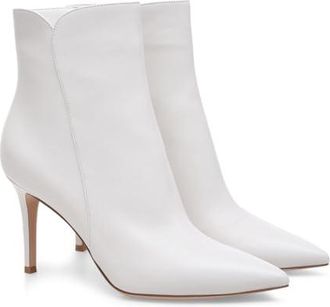 Generic Bottines Sexy à Talons Hauts et Bout Pointu pour Femmes, élégantes Fermeture éclair Latérale Bottines Courtes à Talons Aiguilles Chaussures Classiques