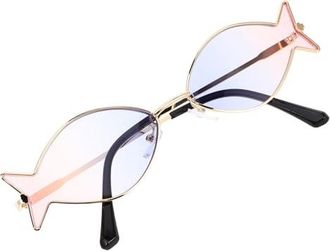 IFUNDOM Lunettes de Soleil pour Femmes de Poisson Accessoires de F&ecirc;te Hawa&iuml;enne L&eacute;gers et R&eacute;sistants Protection UV pour Plage et Soir&eacute;es Estivales Lunettes Am