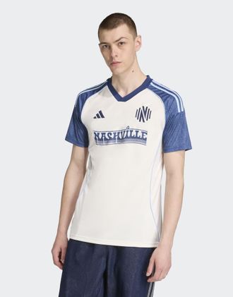 adidas adidas Performance - Troisième maillot Nashville sc 2025/26 - Blanc craie