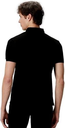 Emporio Armani Polo Beachwear, Noir, XL pour Hommes