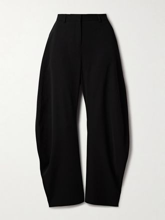 Acne Studios Barrel-hose Aus Cr&ecirc;pe - Schwarz