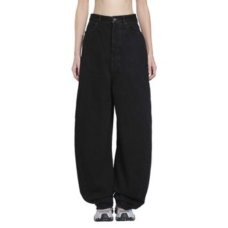 Balenciaga High Waist Barrel Twisted Seam Jeans