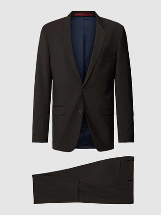 Roy Robson Slim Fit Anzug mit 2-Knopf-Sakko
