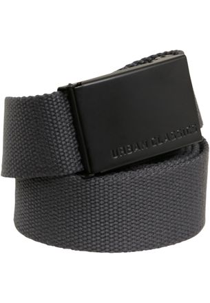 Urban Classics Canvas Belt - Unisex G&uuml;rtel aus robustem Polyester mit Metallkoppelschnalle, individuell k&uuml;rzbar & verstellbar, ideal f&uuml;r Jeans, Cargo & Streetwear Lo