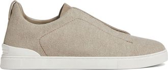 Ermenegildo Zegna Triple Stitch Sneakers - Nude