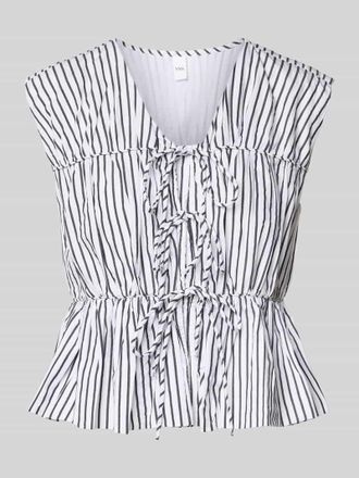 Vero Moda Relaxed Fit Blusentop mit Schn&uuml;rverschluss Modell EBBA