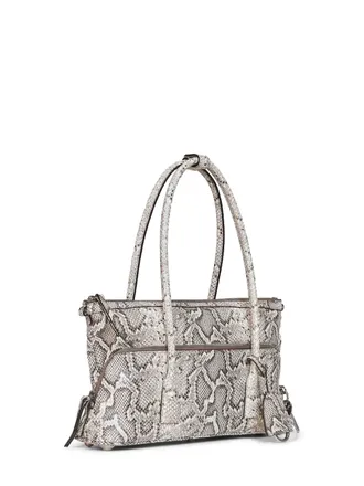 Maison Margiela Womens Shoulder Bag 5ac East-West Grey Goatskin Handbags Hand