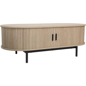 Oviala Oviala - Table basse en mdf décor mélaminé beige