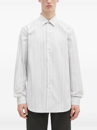 Paul Smith Hemd mit Nadelstreifen - Weiß
