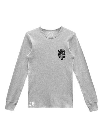Chrome Hearts haut Dagger Waffle Thermal - Gris