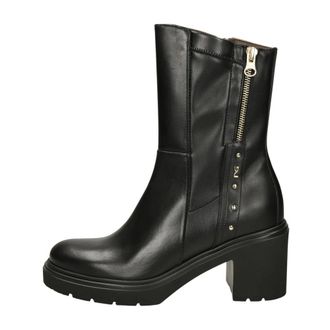 Nero Giardini Bottines &agrave; talon moyen - Femme - Chaussures - Noir - Taille: 40 EU