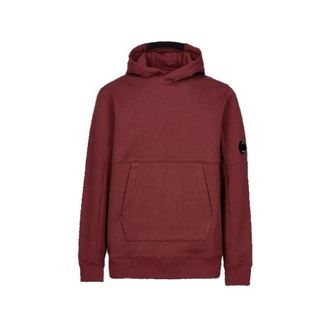 C.P. Company Diagonal Raised Fleece Hoodie - - Sweatshirts & Hoodies - Herren - Rot - XL