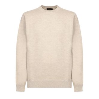 Dell'Oglio Beige Strickware Aw24 - - Knitwear - Herren - Beige - 2XL