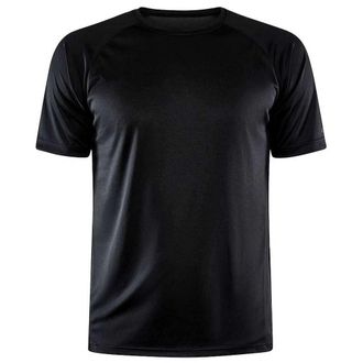 Craft CORE Unify Training Tee M Black XXL - Funktionsshirt Herren Kurzarm, Sportshirt, atmungsaktiv, schnelltrocknend, recyceltes Material, Fitnessshirt, Ru