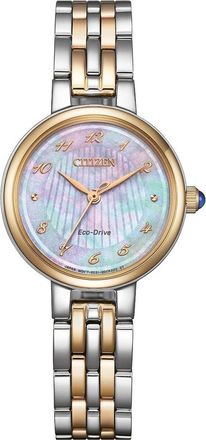 Citizen Analog Quartz, Eco-Drive, Edelstahlband, 27,7 mm Geh&auml;usedurchmesser, Perlmutt Damenuhr EM0996-84Y