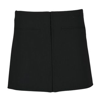 Courr&egrave;ges Mini Svasata Rock - - Skirts - Damen - Schwarzk - XS