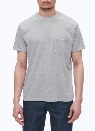 Fursac T-shirt gris en jersey de coton - Taille XXL - Homme