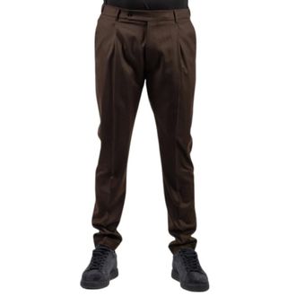 Berwich Pantalon Long R&eacute;tro - Homme - Pantalons - Brun - Taille: 2XL