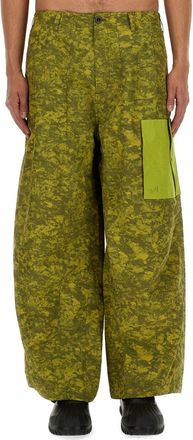 Ten c Polyamide-Blend Cargo Cargo Pants - Green