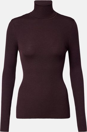 Wolford Top à col roulé en laine vierge