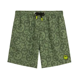 Barrow Barrow, Homme, Maillots de bain, Vert, Taille: S Short de bain imprim&eacute; graphique
