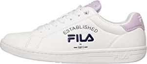 Fila Femme Crosscourt 2 NT Logo WMN Basket, White-Fair Orchid, 38 EU